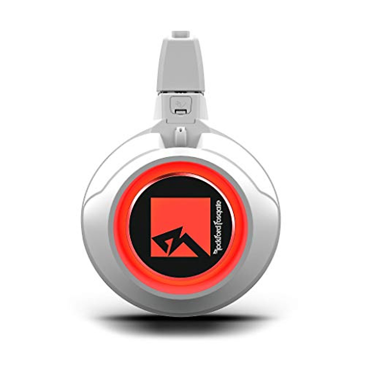 Rockford Fosgate M2WL-8 Color Optix Multicolor LED Lighted 8" 2-Way Marine Wake Tower Cans & Speakers 250 Watts RMS / 1000 Watts Peak with Stainless & Sport Grilles, Mounting Hardware - White (Pair)