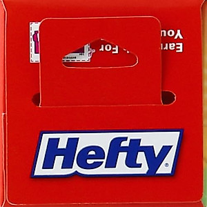 Hefty Small Garbage Bags, Flap Tie, Lavender & Sweet Vanilla Scent, 4 Gallon, 26 Count