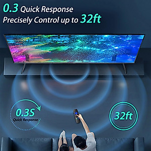 2 Pack Universal TV Remote for Roku TV, AKWOR Replacement for TCL Roku/for Hisense Roku/for Sharp Roku TV,TV Remote with Netflix Disney+/Hulu/Prime Video