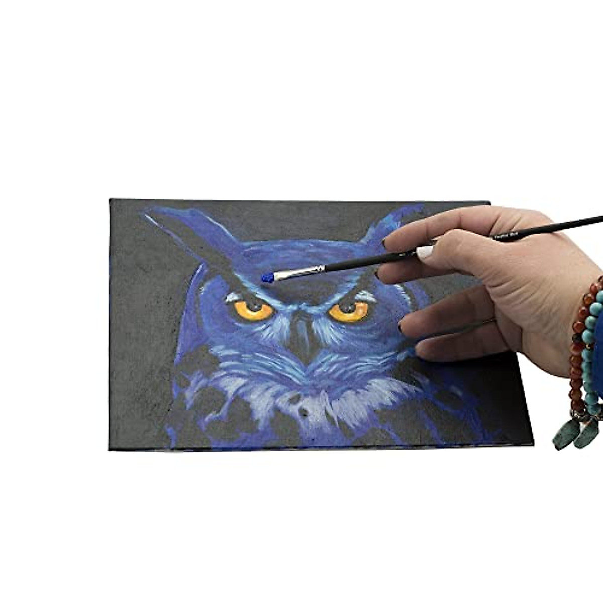 Senso Clear Primed Linen Panels - 12x12-3 Pack of Panels for Painting Oils, Acrylics, Pastels and More