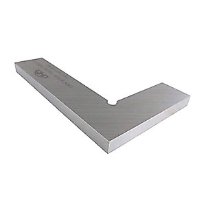 Kinex 4033-02-010T 4 Inch Tall x 2.75 Inch Wide Flat Solid Machinist Square DIN 875/0 Square to w/in 0.0002 Inches