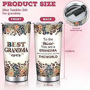 Silkfly 3 Pcs Nana Gift Set for Christmas Best Grandma Ever Gifts Grandma Birthday Gifts Mothers Day Gifts for Nana from Grandchildren, Grandkids