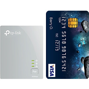 TP-LINK TL-PA4010KIT AV600 Nano Powerline Adapter Starter Kit, up to 500Mbps(Renewed)