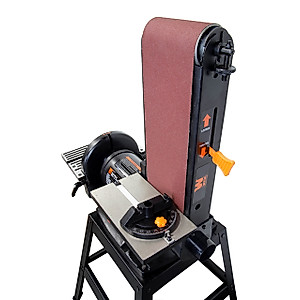 WEN 6508 6 x 48 in. Belt and 9 in. Disc Sander with Stand