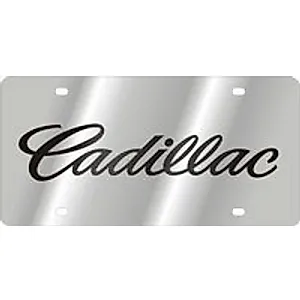 Eurosport Daytona 1202-1 Stainless Steel Cadillac License Plate