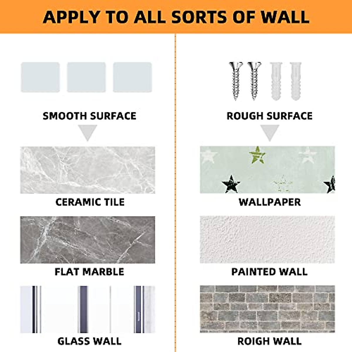 LUOBAO Acrylic 15" Invisible Floating Wall Ledge Display Shelves,Floating Wall Bookshelf,Nail Polish Rack,Wall Mounted Shelf,Clear (4 Pack - 4mm)