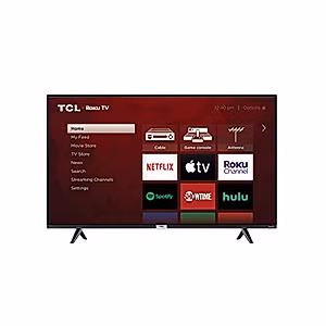 TCL 43S435 43 inch LED 4-Series Roku Smart 4K UHD TV (Renewed)