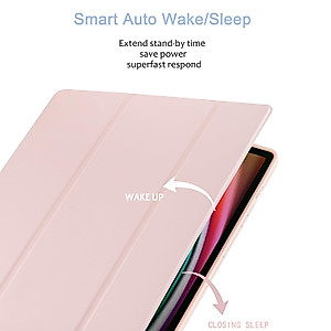 SoFunMoky for Samsung Galaxy Tab S9 Plus Case 12.4 Inch 2023 with S Pen Holder Multiple Angles Glitter Shining Gold Leopard Cheetah Full Protective Auto Wake Sleep Bling for S9+ Tablet Cover, Pink