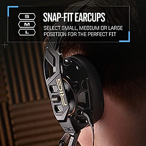 RIG 500 PRO HA Gen 2 Competition Grade PC Gaming Headset with Dolby Atmos 3D Surround Sound - 50mm Speaker Drivers - Flip-to-Mute Mic - Black/Copper