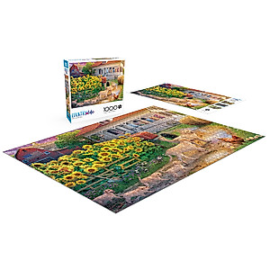 Buffalo Games - Farm Flower Pups - 1000 Piece Jigsaw Puzzle