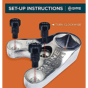 M Marine Tech Tools Outboard Trim/Tilt Pin Wrench Set, Yamaha, Suzuki, Johnson, Evinrude - 38mm (AMT0004) 32mm (AMT0006), 35mm (AMT0009)