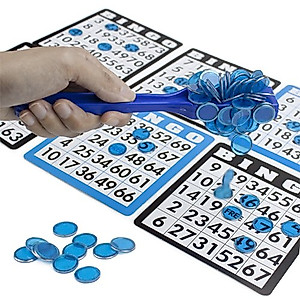 Magnetic Bingo Wand with 100 Metallic Bingo Chips - Choose from 4 Colors!