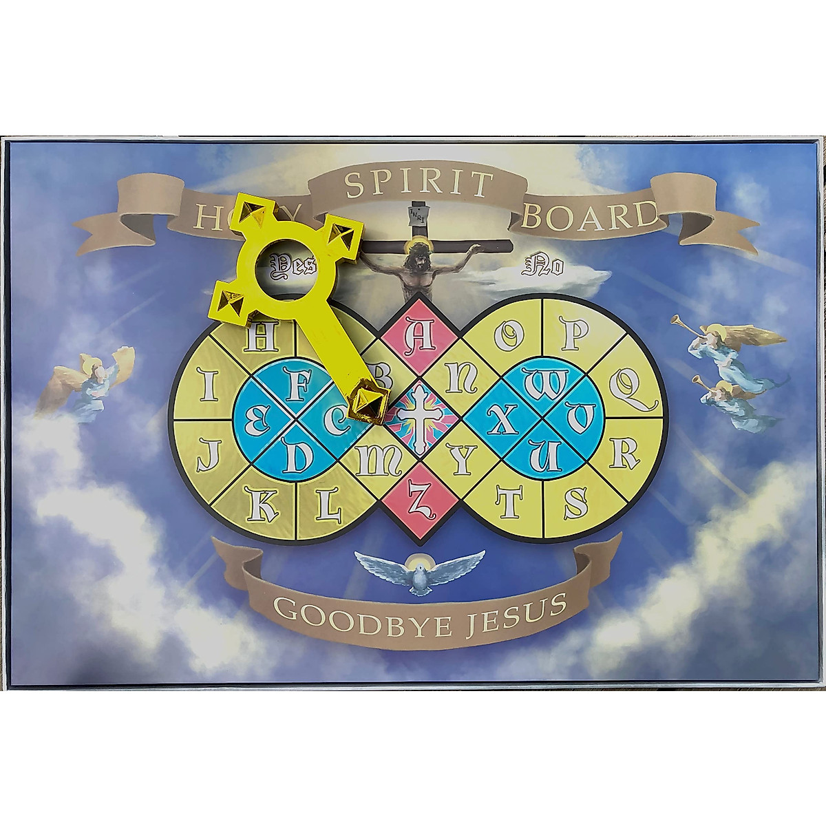 The Holy Spirit Board by Holy Spirit Games - Christian Religious Talking Board for Seance with Planchette