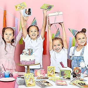 Tagitary Mini Notepads Cat Style Journal Notebooks,5.7X4 INCH Cat Themed Party Favors,16 PCS Small Pocket Notebooks,Fun School Classroom Prizes Goodie Bag Stuffers,Birthday Party Supplies for Kids