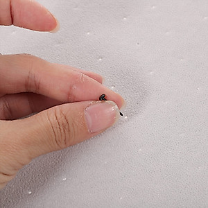 Cabilock Box ring tray core black earrings travel accesories black foam padding jewelry insert sponge black ring insert ring displays for selling earring organizer sponge tray foams pad