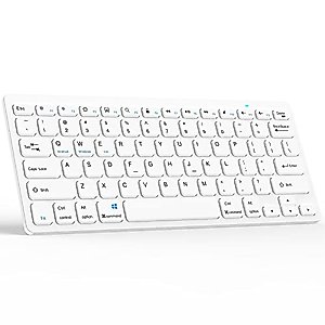 HZD Bluetooth Keyboard for iPad, Wireless Keyboard Compatible with iPad 9th/8th/7th, iPad Air 5/4/3, iPad Pro 12.9/11 Inch, iPad Mini 6