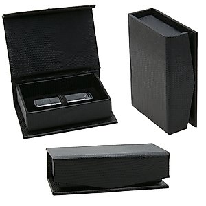 Basic Black Flash Drive Box - Pack of 12