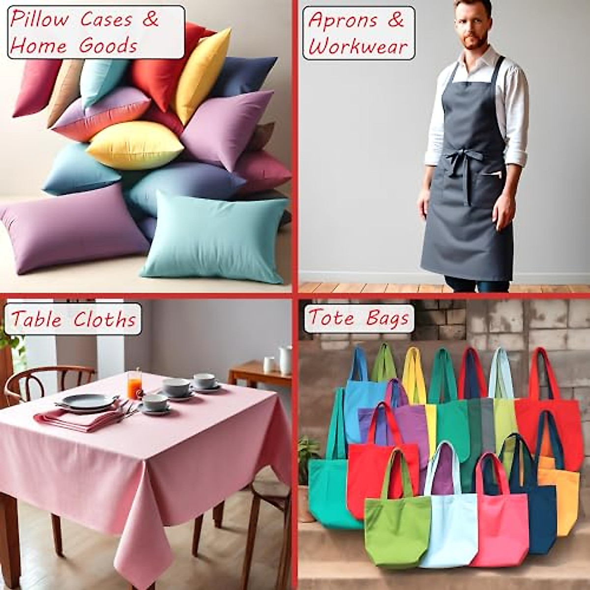 Barcelonetta | Poly Cotton Fabric for Sewing | Broadcloth Fabric | by The Yard | 60" Wide Roll | Lightweight, Breathable | Lining, Home Textile, Skirts, Tote Bags (Pink White Dot, 2 Yard)