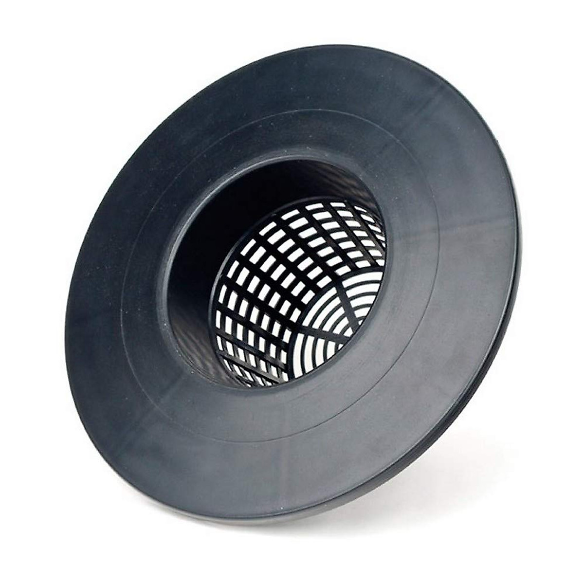 Hydrofarm HG6RDBK Wide Lip 6" Bucket Basket Lid, Pack of 25, Black, 12"L x 12"W x 17.5"H