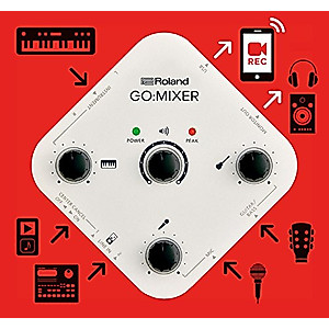 Roland GOMIXER Audio Mixer for Smartphones,White