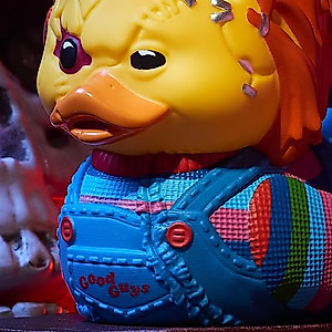 TUBBZ Boxed Edition Scarred Chucky Collectible Vinyl Rubber Duck Figure - Official Chucky Merchandise - TV, Movies & Video Games