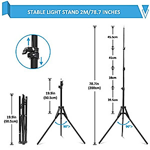 WISAMIC Ring Light Kit 18 inch with Stand and Phone Holder Bi-Color Dimmable 2800K-6000K LED Ring Light with Tripod and Remote for Camera Makeup Selfie YouTube Video Photography Shooting iPhone Vlog