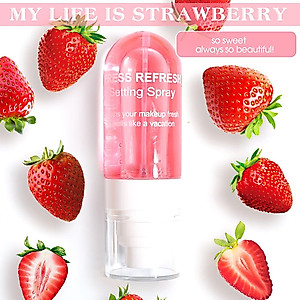 Matte Hydrating Makeup Setting Spray,Keeps Face Makeup from Melting & Fading Oil-Free 24hr Setting Lasting Refreshing Revitalizes For Face & Skin Care,Vegan & Cruelty-Free(55 ml/1.86 Fl Oz)