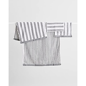 MARIMEKKO - Kaksi Raitaa Terry Cotton Hand Towel (Gray)