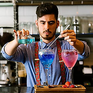 8 Pieces Stainless Steel Coffee Beverage Stirrers Drink Swizzle Stick with Small Rectangular Paddles, Beverage Stirrers for Coffee Cocktail Chocolate Milk Juices