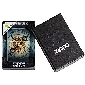 Zippo Compass Ghost Design 540 Glow in The Dark Pocket Lighter
