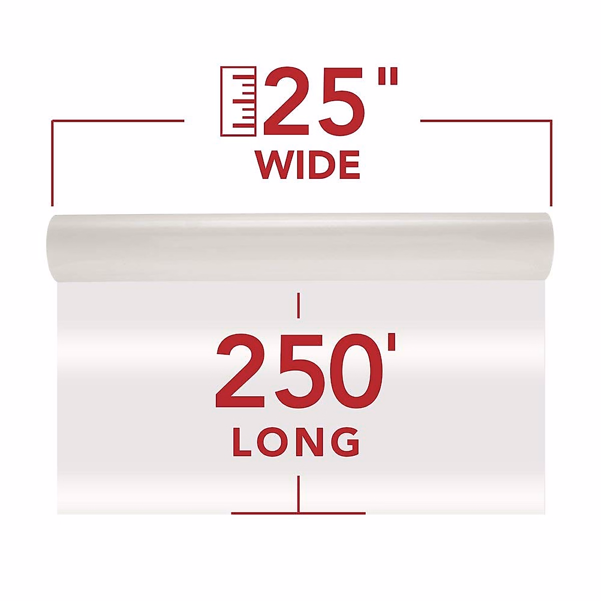 GBC Thermal Laminating Film Roll, 2 Pack, NAP I, 1" Poly-In Core, 3 Mil Laminate Rolls, 25" x 250', School Lamination (3000024)