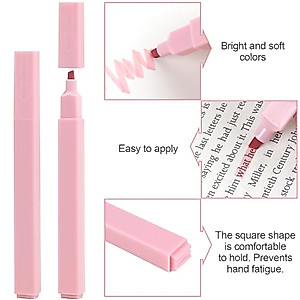 Utron 12pcs Bible Highlighters, Bible Highlighters No Bleed, Pastel Highlighter Set, Cute Highlighters, No Bleed Bible Highlighters Pastel (12 Color)