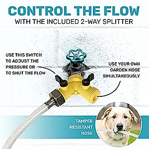 Dog Fountain Water Fountain For Dogs Dog Sprinkler Dog Toys for Large Or Small Dog Bowl Alternative Pet Water Fountain Dog Drinking Fountain