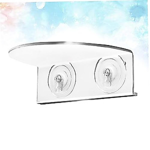 GANAZONO 3pcs window shelf for plants indoor wall mounted shelf indoor plant rack wall shelving wall organizer Shelf Suction Cup Holder Flower Holder Wall Mounted Pot Saver flower stand