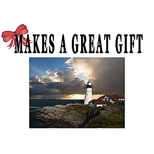 Ocean Beach Lighthouse Kitchen Glass Cutting Board Barn Decorative Gift Light House Design