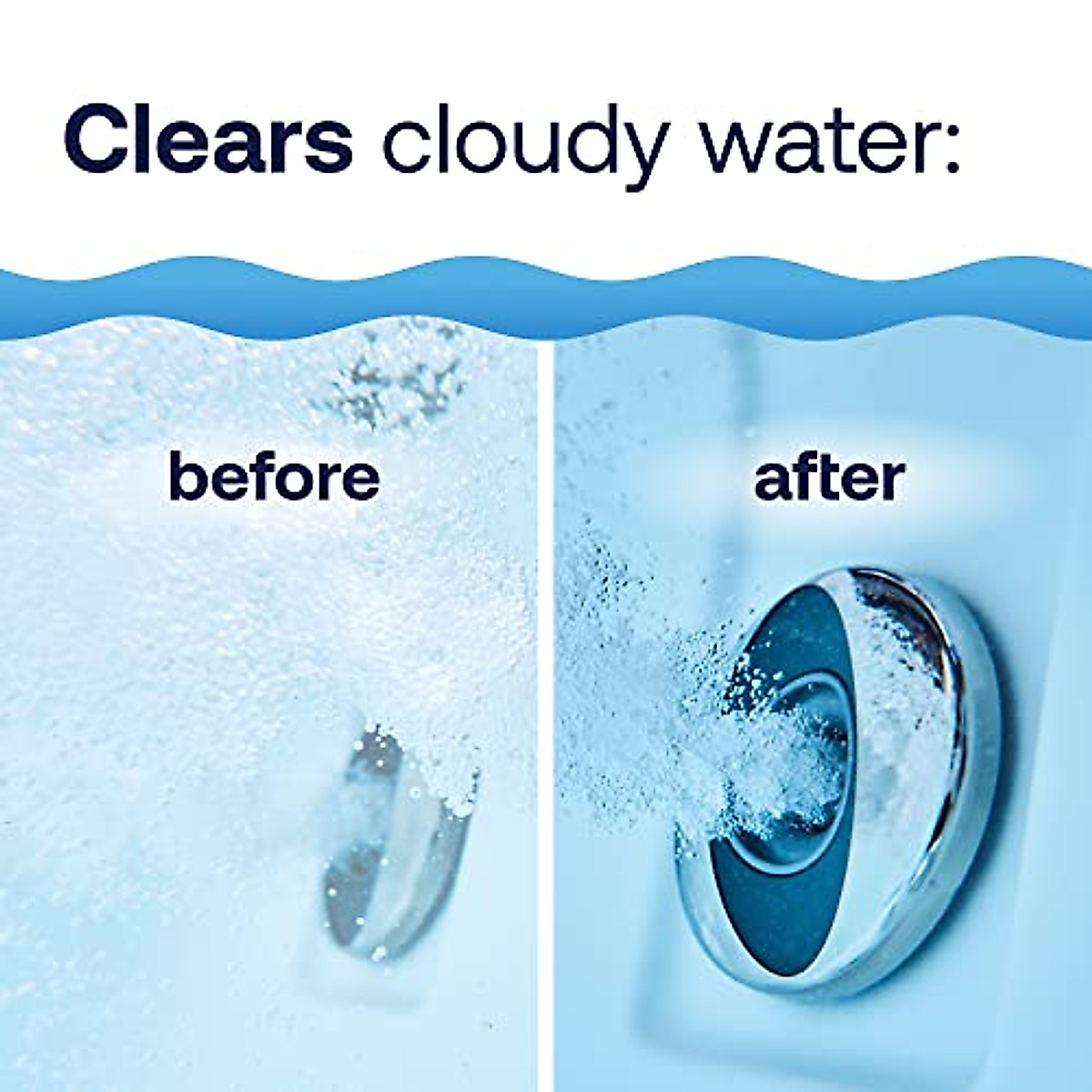 HTH Spa Care Non-Chlorine Shock Oxidizer, Spa & Hot Tub Chemical Clears Cloudy Water, 2.25 lbs