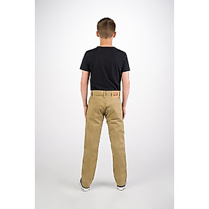 Levi's Boys' Big 511 Slim Fit Uniform Pants, Harvest Gold, 16