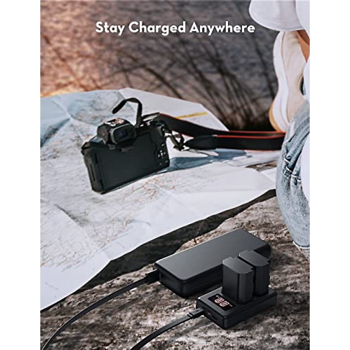 NP-FZ100 Camera Battery, Compatible for Sony A7iii, A7R V, Alpha A7C,A7R III, A7R IV, A9/A9S,A6600,A7R3 A7S III, A7R III,Alpha 9/9S, 2-Pack Replacement Battery Charger Set, Type C & Micro USB Ports