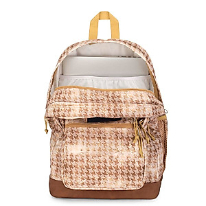 JanSport Cool Student Backpack - School, Travel, or Work Bookbag with 15-Inch Laptop Pack, Boho Floral Graphite Grey