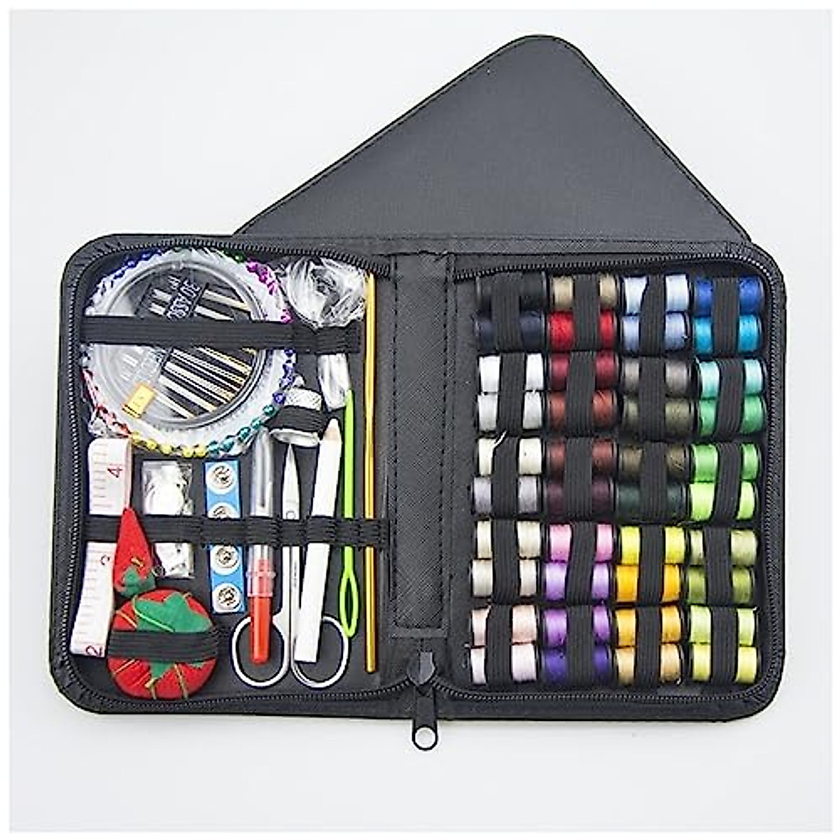 IRDFWH Sewing Combination 40 Threads Sewing Kit Home Travel 129 Pieces Sewing Set Tools