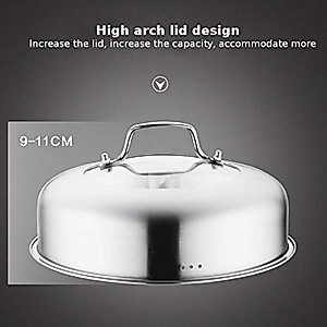 28cm Stainless Steel Three Layer Thick Steam Pots Soup Steamer Universal Cooking Boilers for Induction Cooker Gas Stove Pot