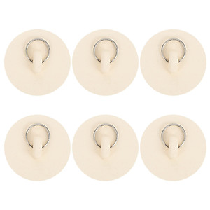 POPETPOP Rubber Sink Stoppers 6 Pack- Drain Stopper Sink Plug with Hanging Ring Anti Clogging Bath Tub Plug Sink Drain Stopper for Kitchen Bathroom Bathtub, 1 inch 25-28 mm