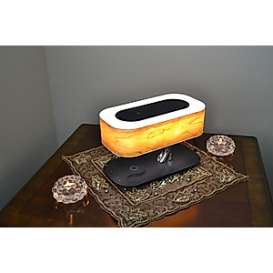 SBOTLIGHT Bedside Tree Lamp with Bluetooth Speaker and Wireless Charger Desk Tree of Life lamp Sleep Mode Stepless Dimming LED Night Light QI Charging Phones Wireless Charge