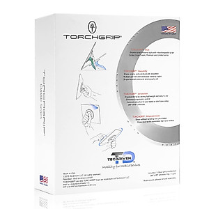 TORCHGRIP Universal Tablet Stand and Tablet Handle Compatible with iPad, Samsung and Most Other Tablets (Black/Black)