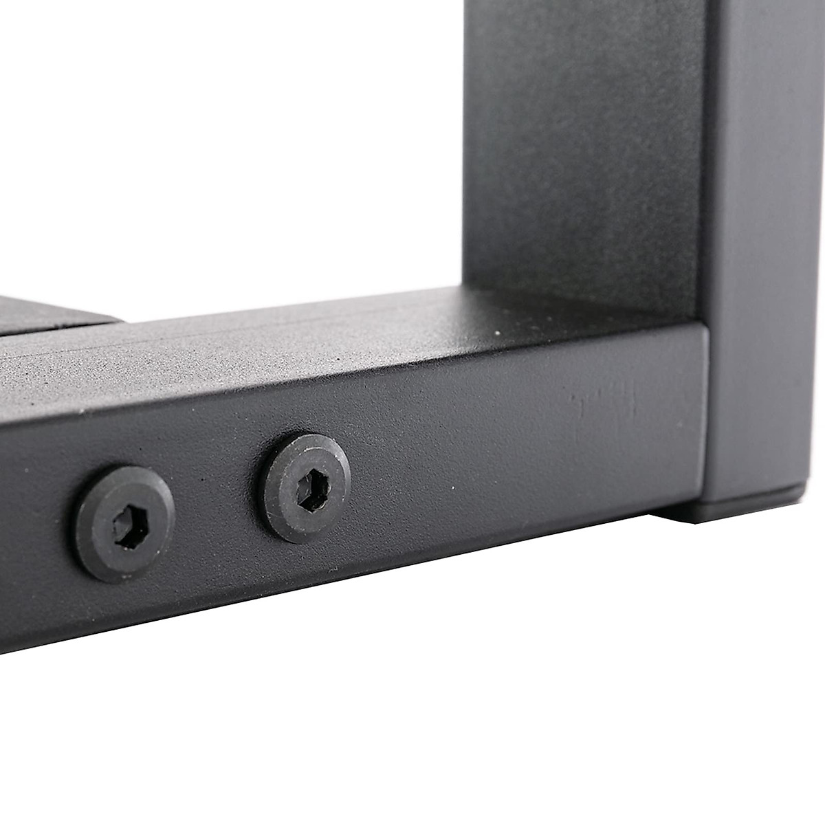 SOSPIRO 60 inch Solid Wooden Dining Bench with Metal Frame, Farmhouse Indoor Kitchen Table Bench Seating for Dining Room Living Room Entryway, Brown