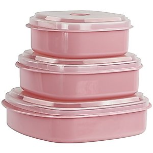 Calypso Basics 6-Piece Microwave Cookware Set, Pink