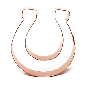 Horseshoe Copper Cookie Cutter by The Fussy Pup (3 Inch)