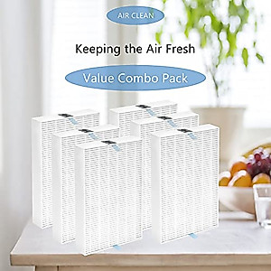 Honeywell HPA300 HEPA Replacement Filter R Compatible with Honeywell HPA300, HPA200, HPA100, HPA090 Series and HPA5300 Air Purifier, True HEPA Filter R (HRF-R3 & HRF-R2 & HRF-R1, 6 Pack)