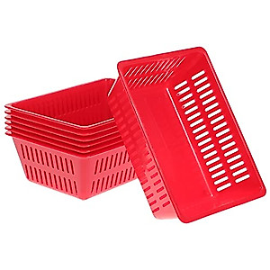 Ipetboom 7Pcs Baskets, Baskets for Organizing Storage Basket Mini Basket Classroom Storage Baskets Coin Storage Baskets Small Baskets for Organizing, Random Color