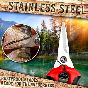 Jonard Outdoors OD-2001 Serrated Savage Fish Line, Bait, Rope, and Cable Cutter